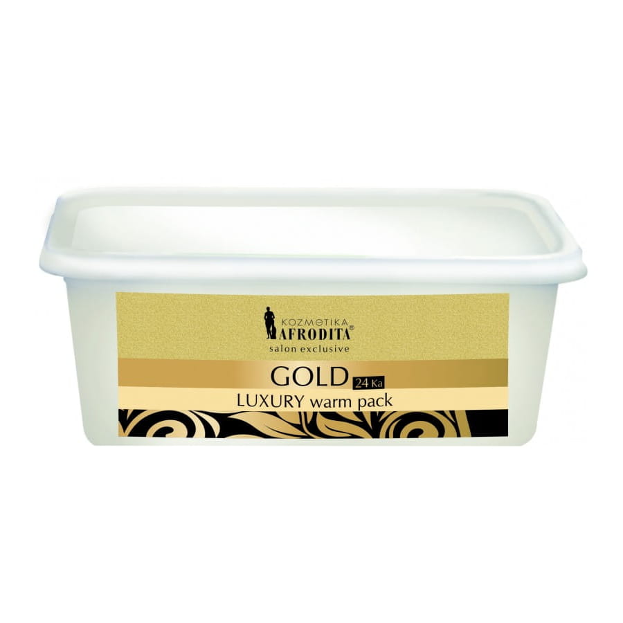 Afrodita GOLD 24Ka - Złota parafina na twarz 750g PROFI